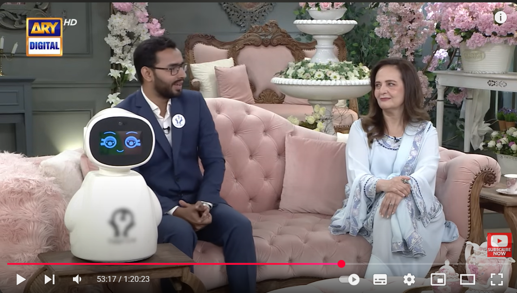 Haprow from NIC Karachi Cohort 12 takes the national stage on ARY Digital - Welcome to National ...